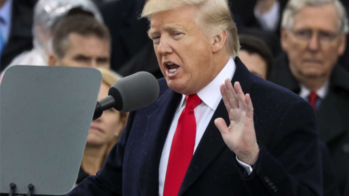 Full text: President Donald Trump’s full inauguration speech – India TV