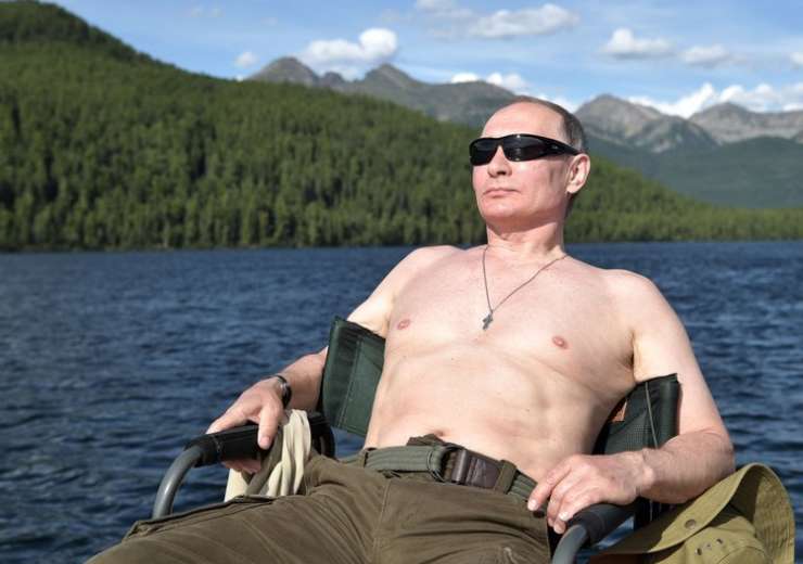 In pics: President Vladimir Putin goes fishing in Russia's Siberia ...