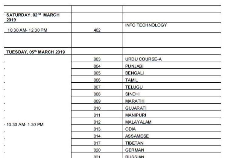 CBSE date sheet for Class 10, Class 12 declared: Check full schedule ...