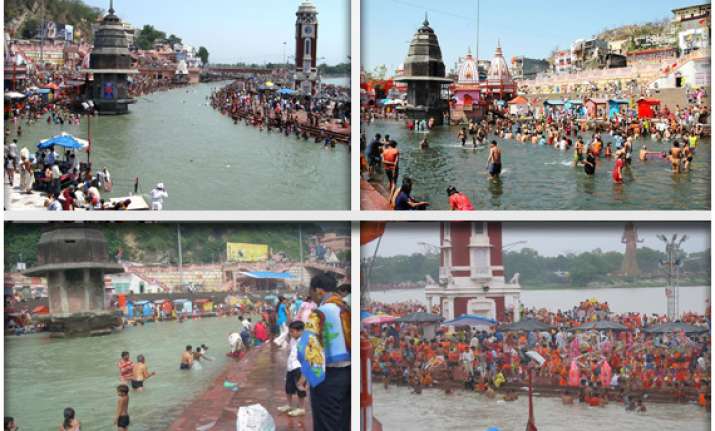 Is it Ganga or some other water flowing at Haridwar? Uttarakhand govt ...