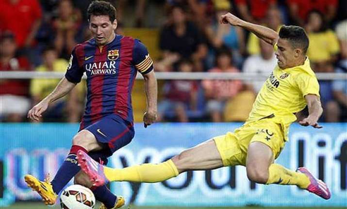 Liga BBVA:Lionel Messi injures leg muscle in Barcelona win | Soccer ...