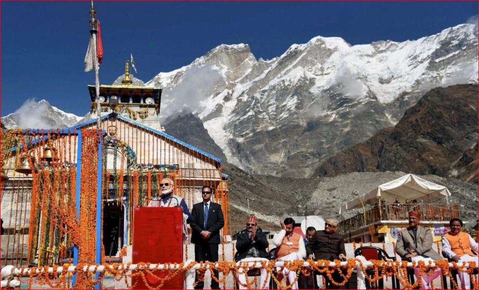 PM Narendra Modi visits Kedarnath shrine