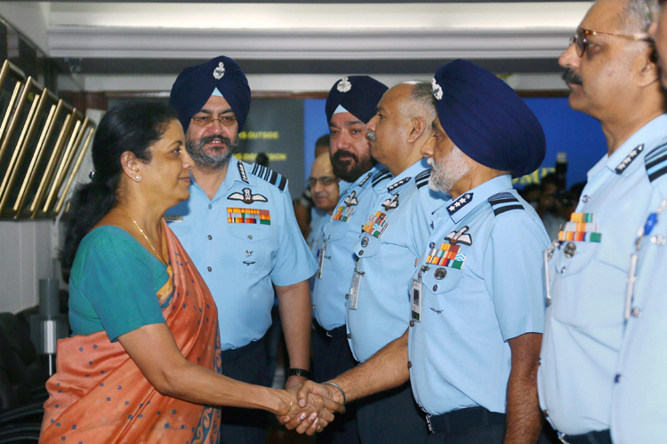 Nirmala Sitharaman meets IAF Commanders, addresses bi-annual conference