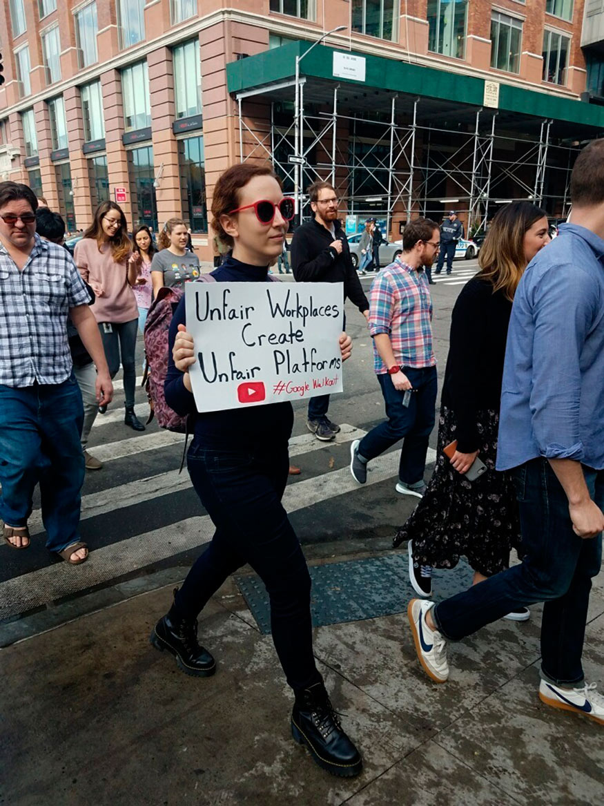 IN PICS | Google employees across the globe walk out to protest sexual ...
