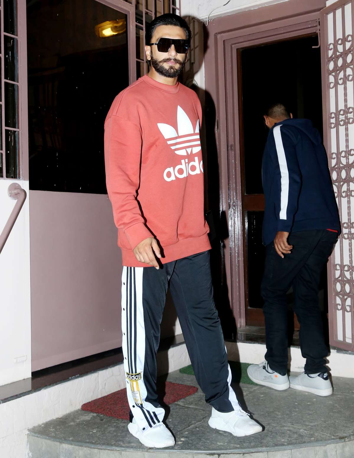 Bollywood's Gully Boy Ranveer Singh greets his fans outside recording ...