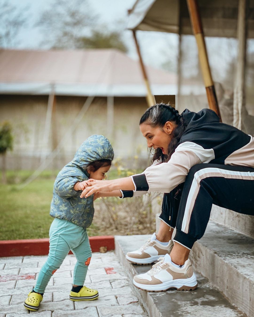 7 times Neha Dhupia swayed us with adorable photos of baby Mehr