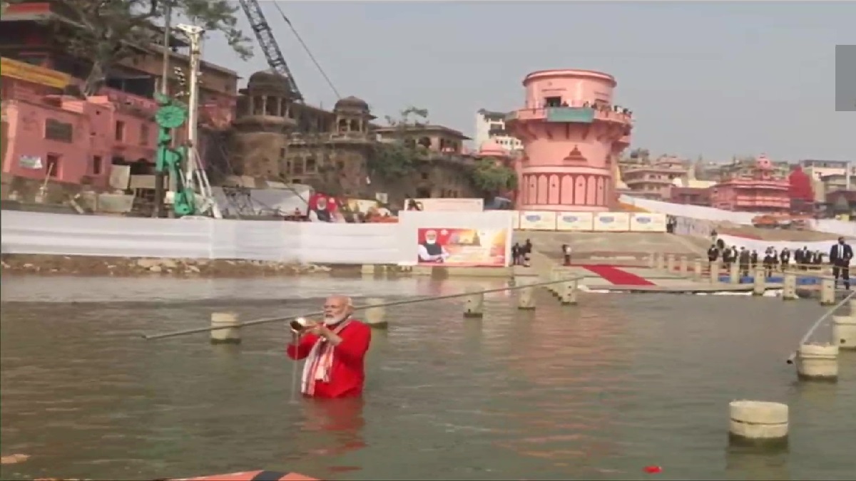 PM in Varanasi: Boat ride, Kashi Vishwanath Corridor launch, Ganga aarti | PICS