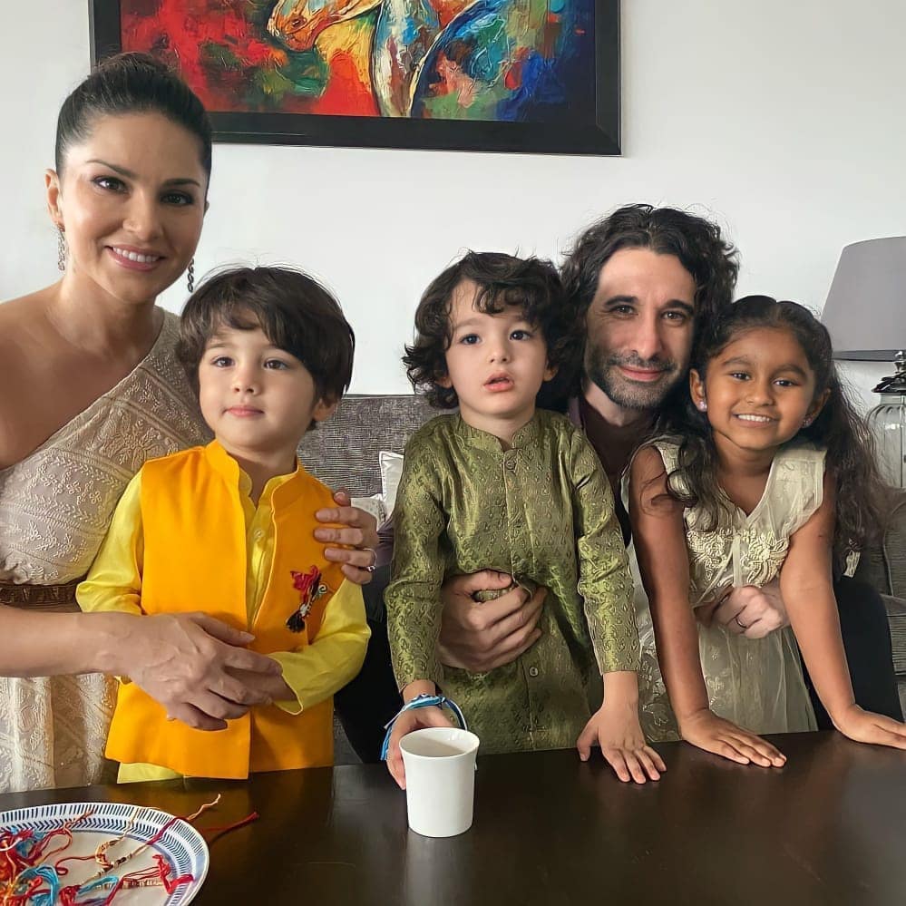 Happy Birthday Sunny Leone: Take a look at adorable family pictures of ...
