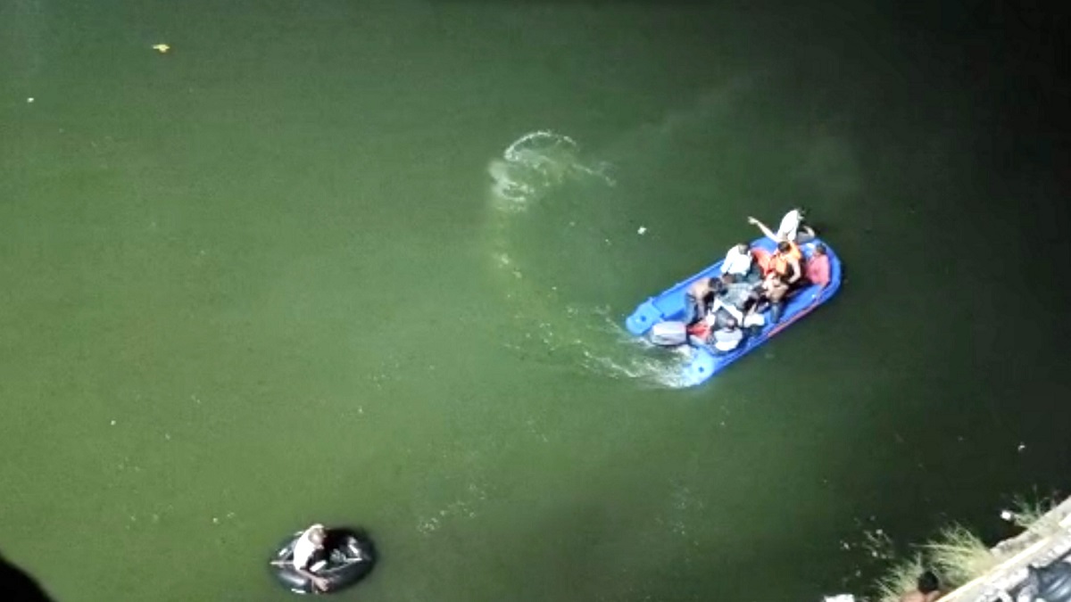 Gujarat cable bridge collapse: 3 NDRF teams at site, rescue operation ...