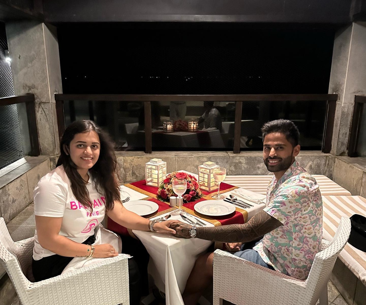 Suryakumar Yadav and his wife Devisha's travel photos are vacation goals