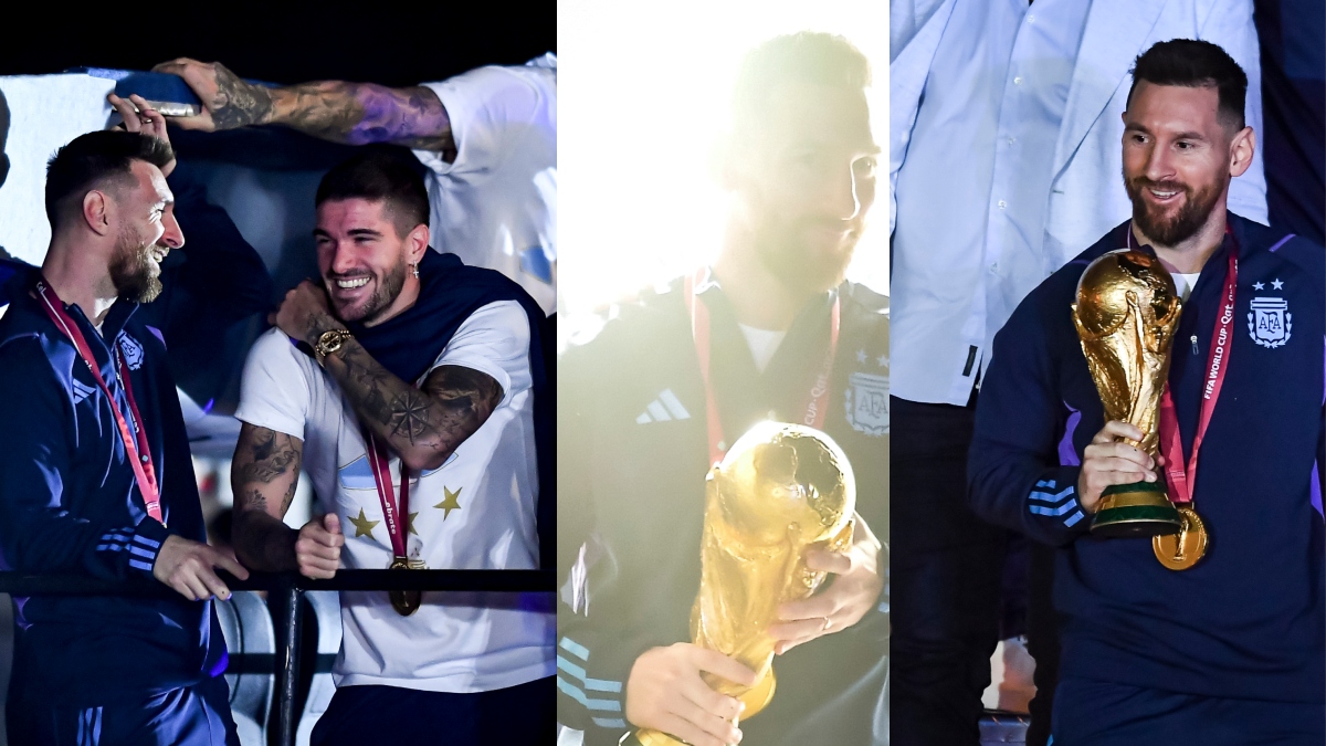 IN PICTURES | Argentina soccer team celebrate FIFA World Cup 2022 ...