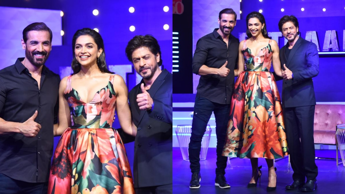 Pathaan: Shah Rukh Khan, Deepika Padukone, John Abraham set the mood right at press conference ...