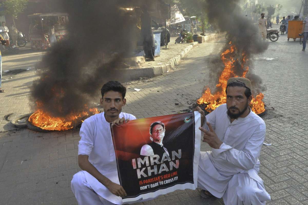 In PICS: Pakistan's ex-PM Imran Khan arrest sparks massive violence across cash-stapped nation