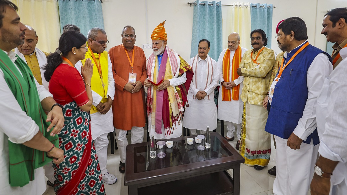 Lok Sabha elections 2024: PM Modi's show of NDA unity before filing ...