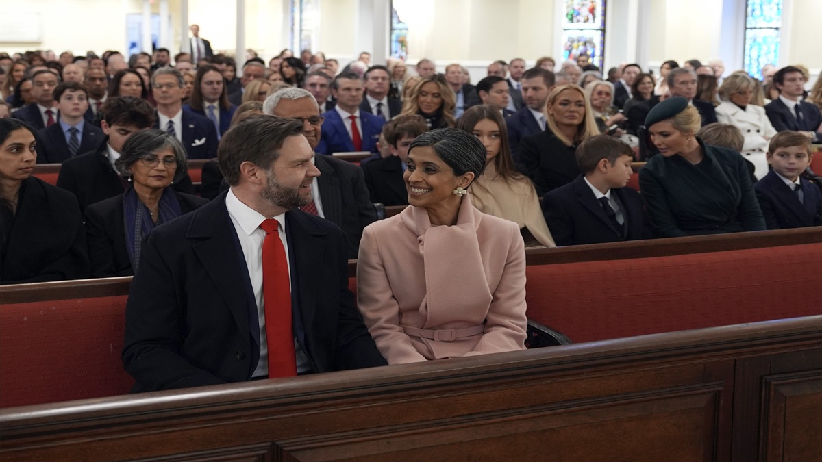 Donald Trump inauguration ceremony in pictures