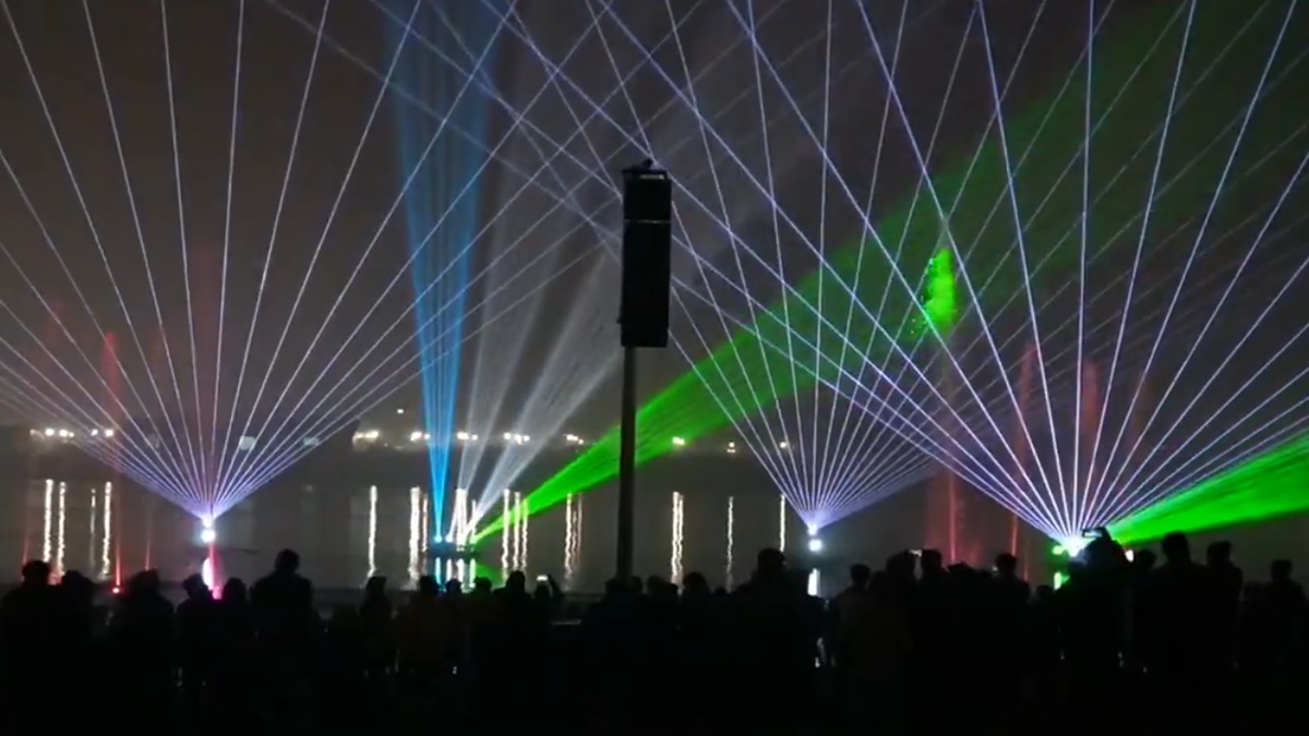 Mahakumbh 2025: 7 spectacular pictures of water laser show in Prayagraj