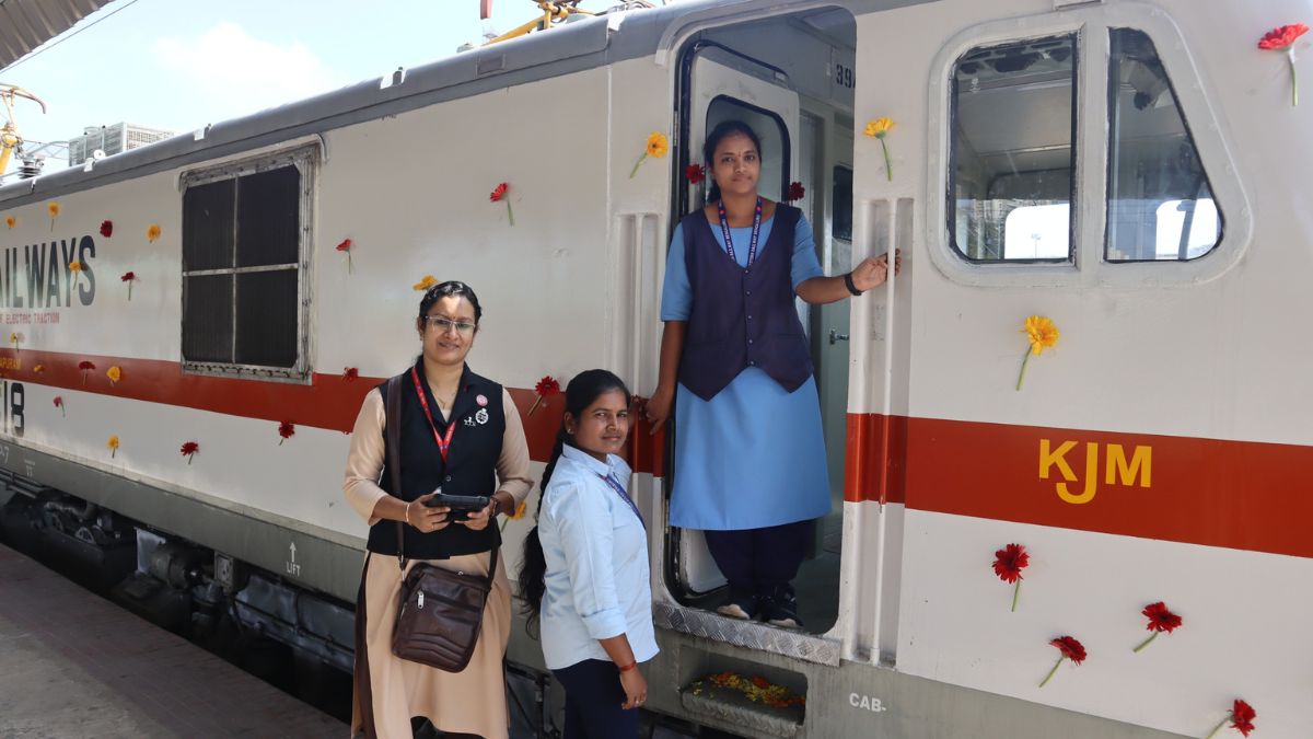 Rajya Rani Express operated by all-women crew marking 100 years of ...
