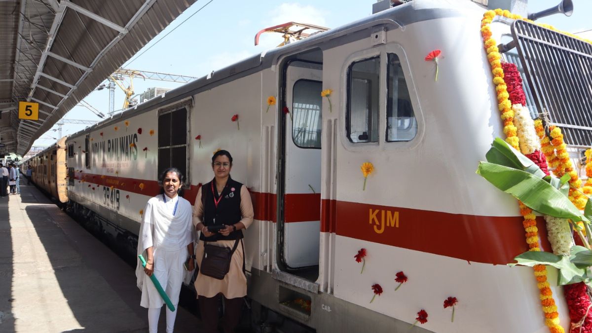 Rajya Rani Express operated by all-women crew marking 100 years of ...