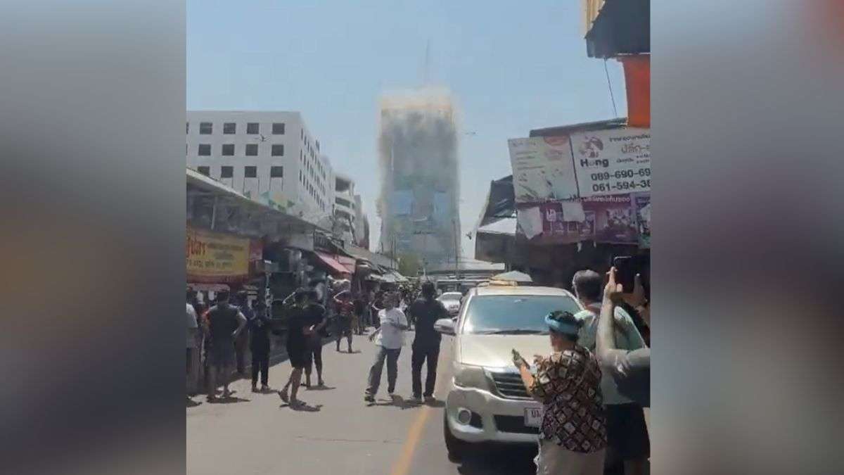 In Pics: Buildings, bridges collapse after powerful quake jolts Myanmar ...