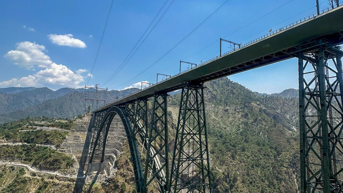 Chenab Bridge inauguration: Glimpses of world's highest rail arch ...