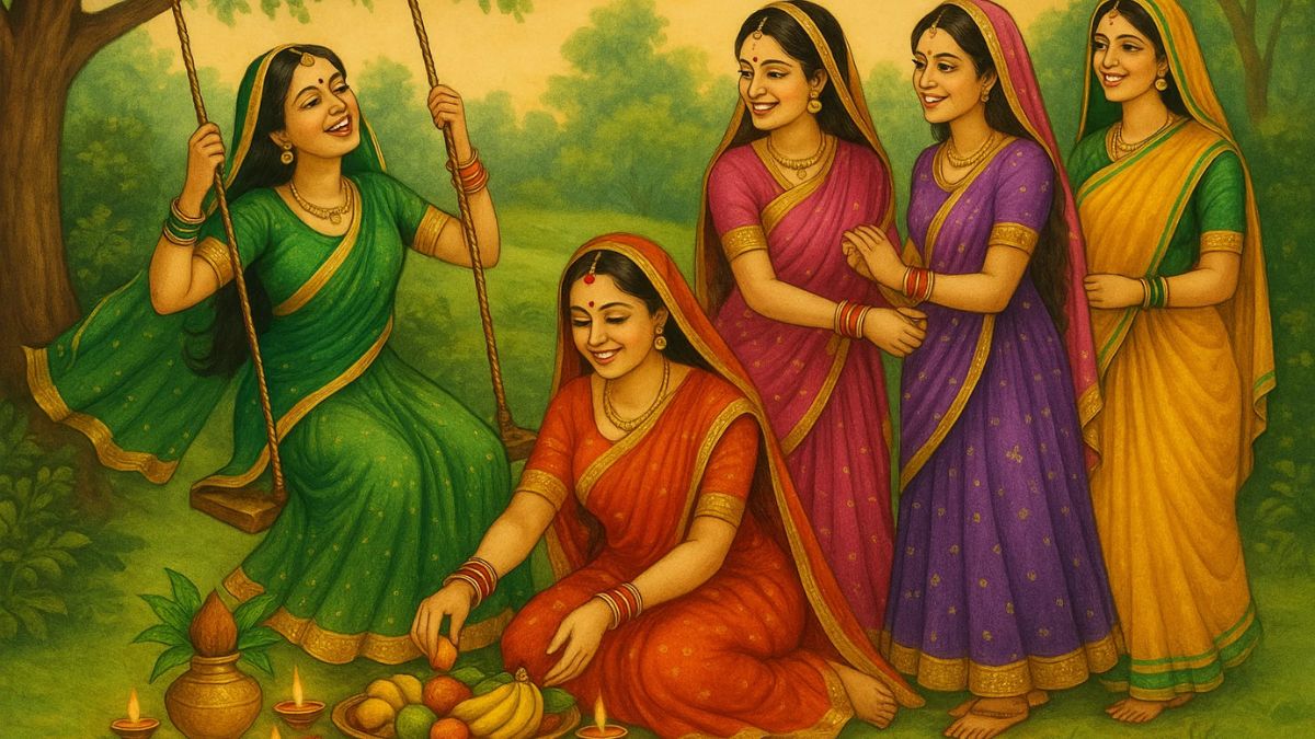 Hariyali Teej pics and images 2025 | Download Happy Teej photos