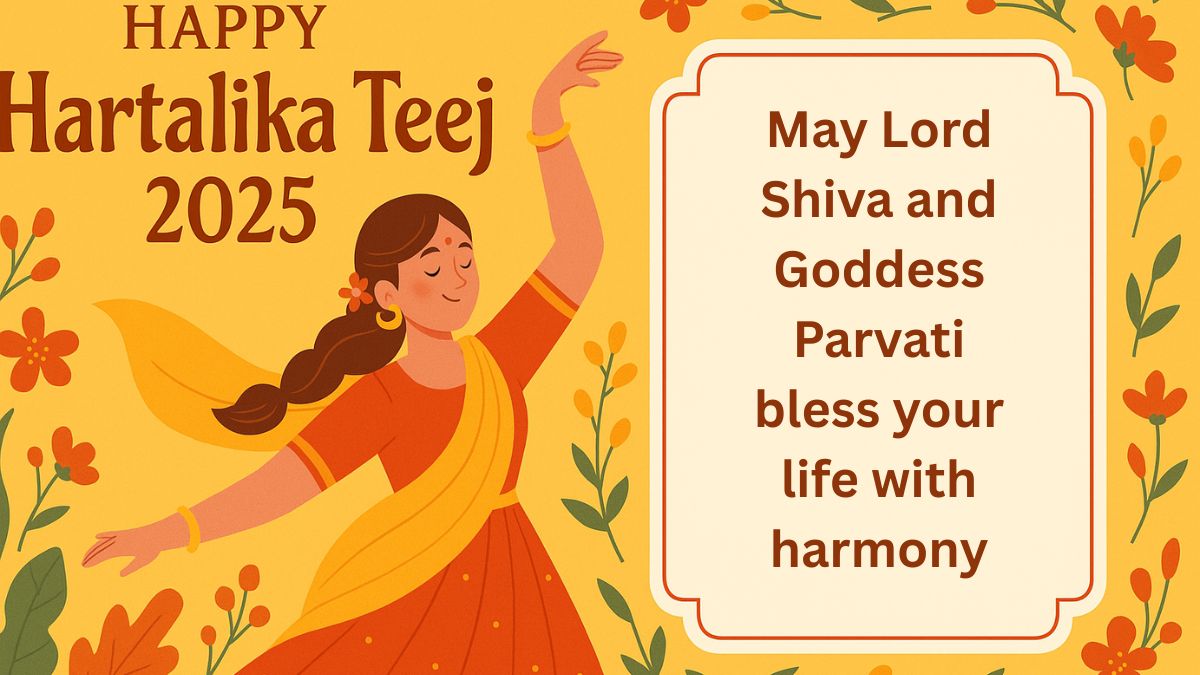 Happy Hartalika Teej 2025 images, wishes pics and Teej photos for ...