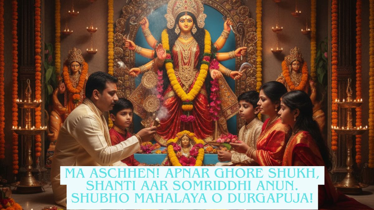 Subho Mahalaya images in Bengali: HD photos and wishes to share in 2025
