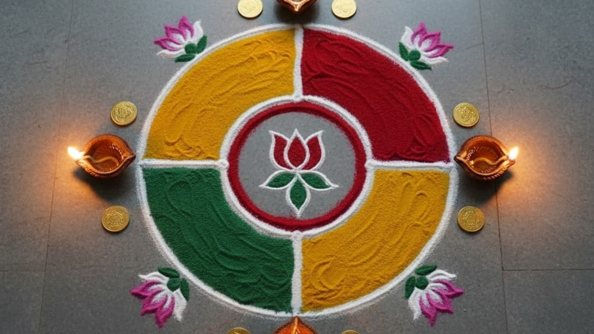 Dhanteras rangoli designs 2025: Simple, beautiful and traditional ...