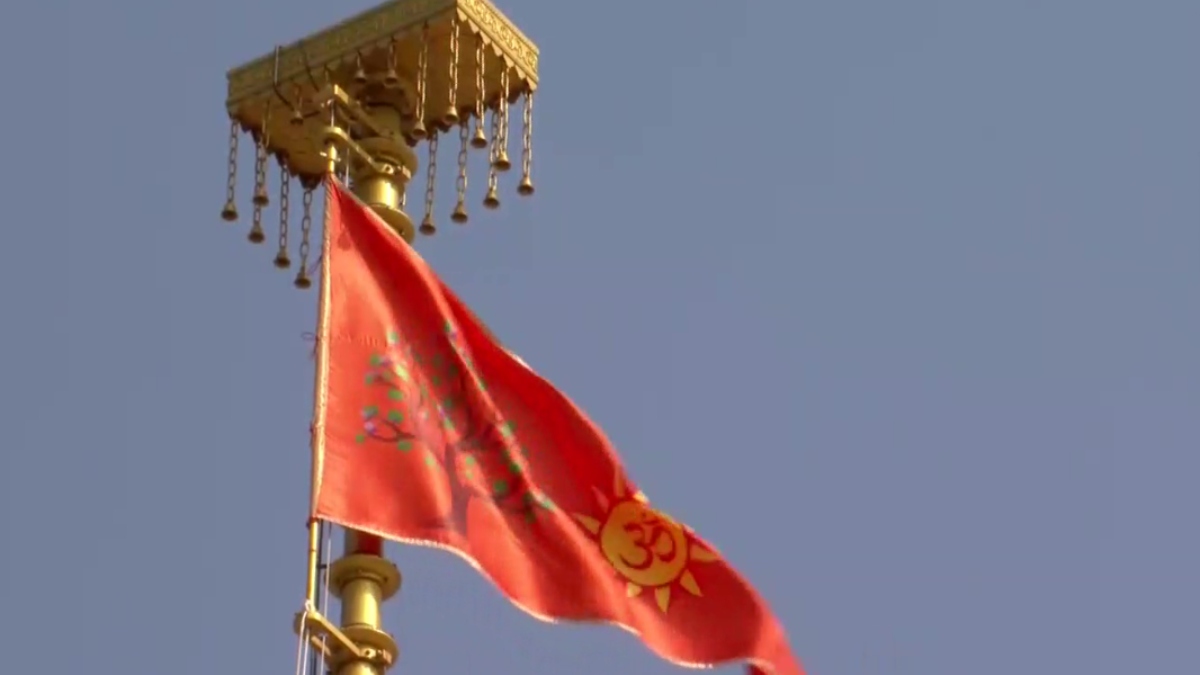 Ayodhya Ram Mandir photos: Dhwajarohan, flag hoisting and PM Modi images