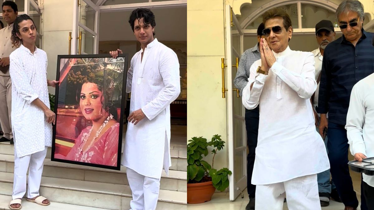 Sulakshana Pandit prayer meet: Lalit Pandit arrives at his sister's ...