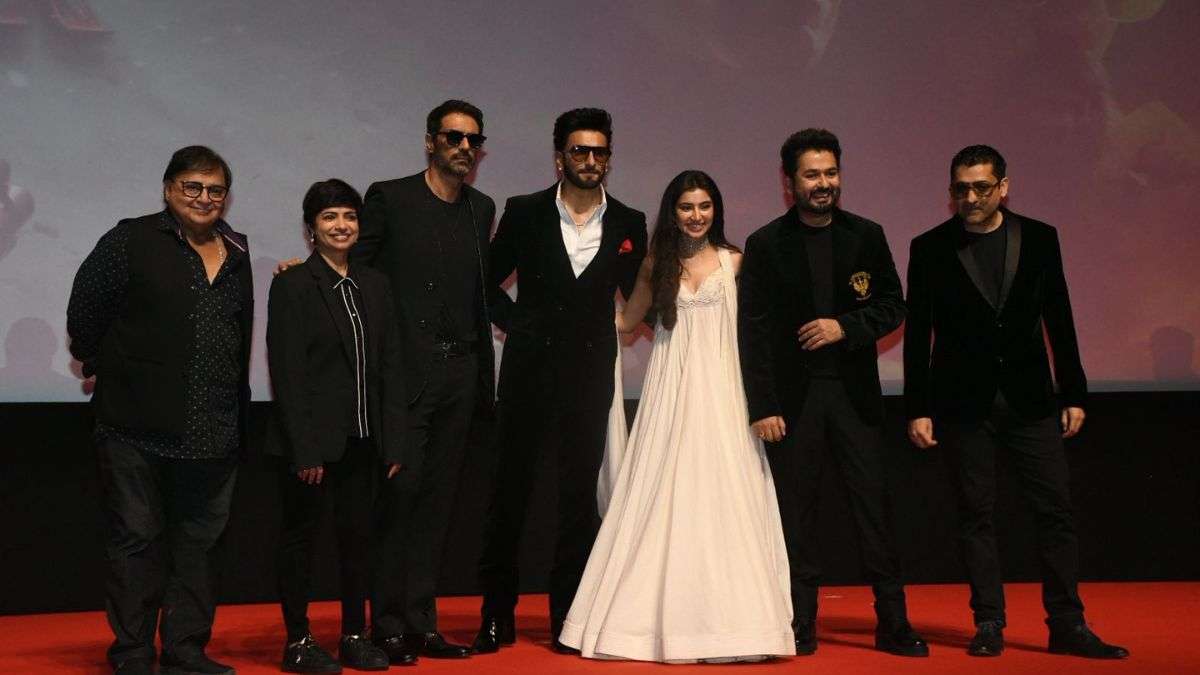 Dhurandhar trailer launch: Ranveer Singh poses with Sara Arjun, R Madhavan and Arjun Rampal turn ...