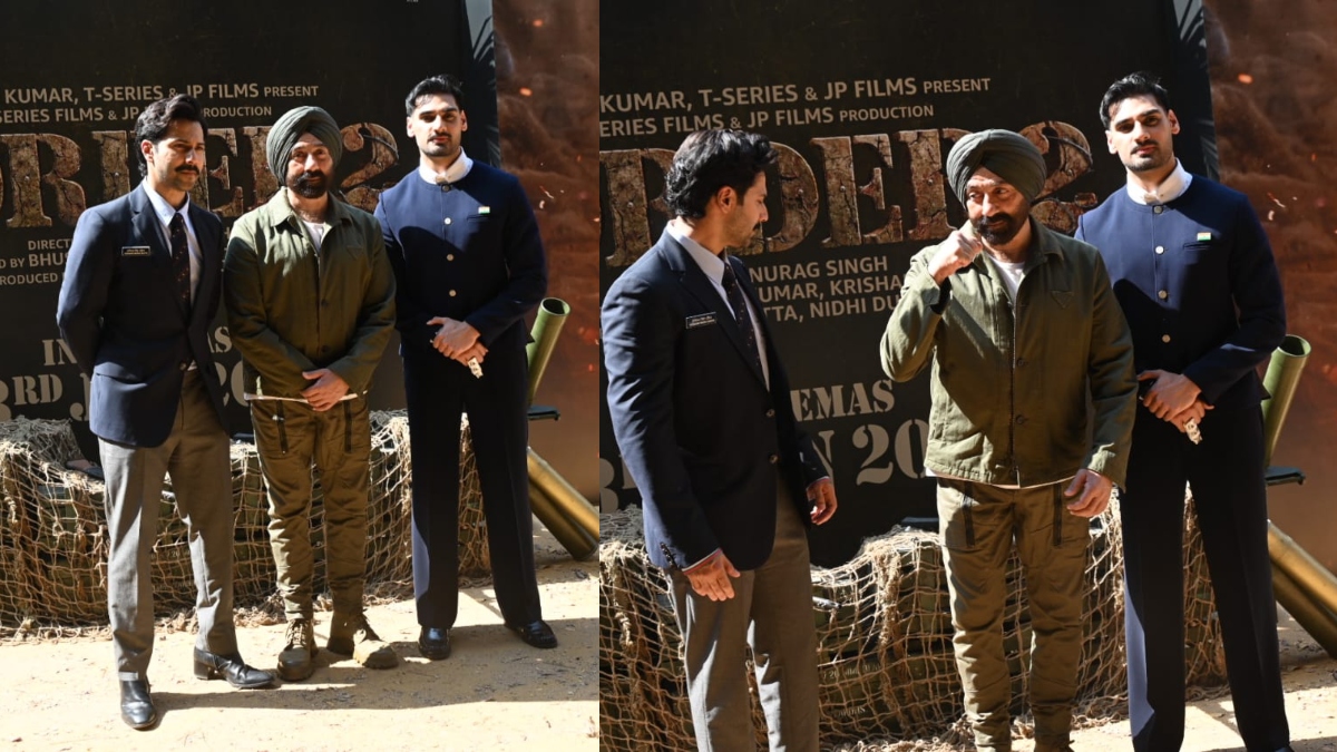 Sunny Deol attends Border 2 teaser launch in first public appearance ...