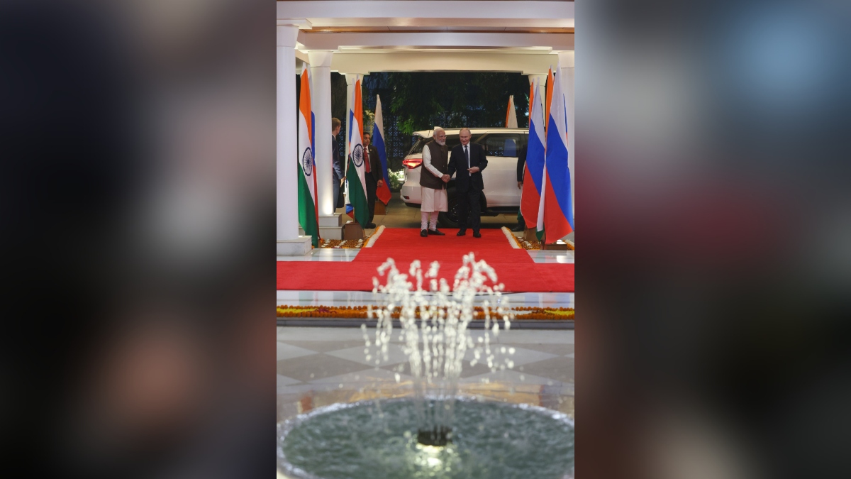 PM Modi-Putin 'bromance' in India: Handshake, hug and carpool | In pics