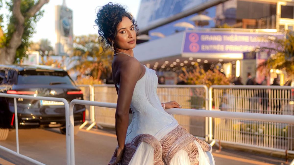 Rida Tharana turns heads at Cannes 2026 red carpet in dramatic ...