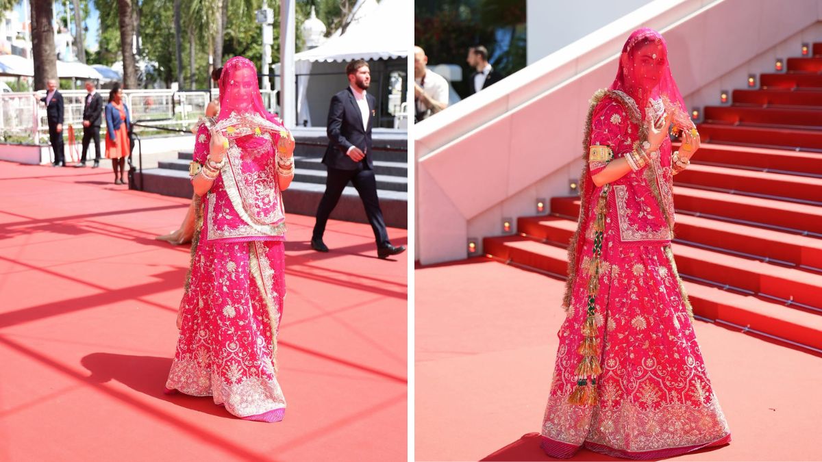 Ghunghat at Cannes 2026: Ruchi Gujjar brings Rajasthan's regal charm in ...