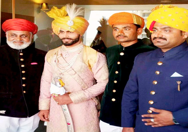 Cricketer Ravindra Jadeja tied the nuptial knot with Reeva Solanki