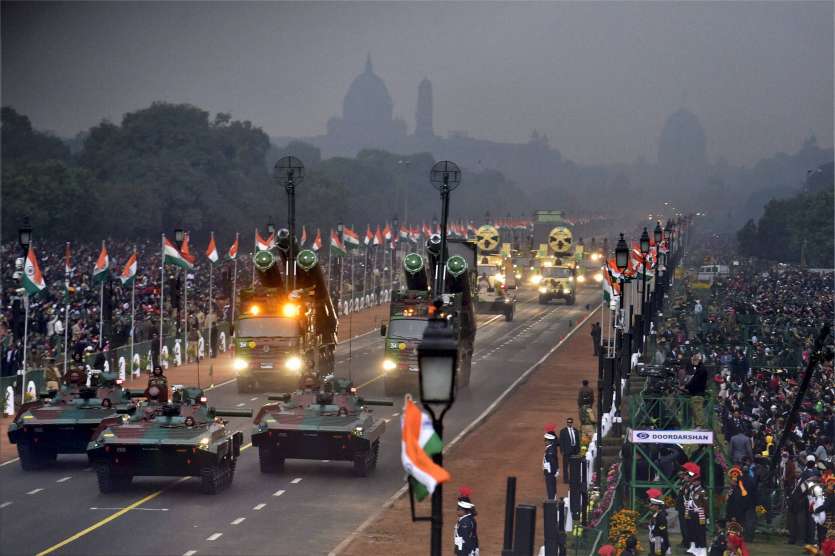 Striking pictures that capture celebration of India 68th Republic Day