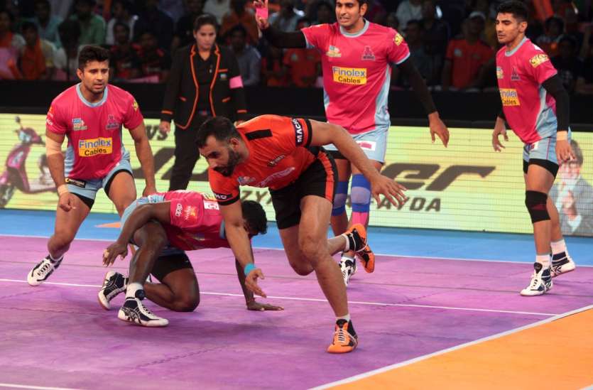 Pro Kabaddi League 2017: U Mumba beat Jaipur Pink Panthers 36-32 in ...