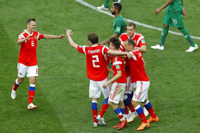 FIFA World Cup 2018 Opening Ceremony at Moscow; Russia beat Saudi Arabia