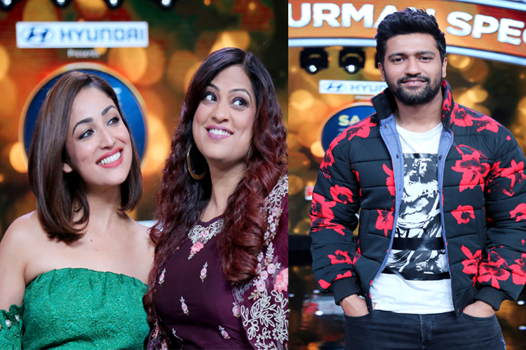Uri: Vicky Kaushal, Yami Gautam promote their film on the sets of Sa Re ...