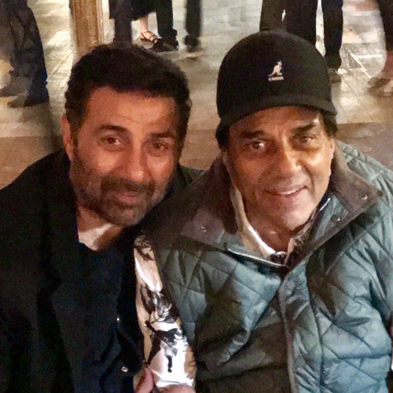 Rare and unseen pictures of Sunny Deol who has joined BJP and father Dharmendra together, lok ...