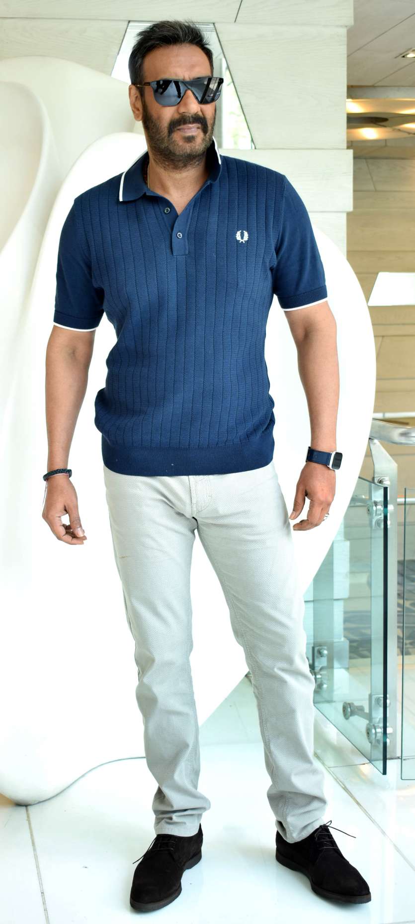 Ajay Devgn, Rakul Preet Singh Tabu promote De De Pyaar De in Delhi (In ...