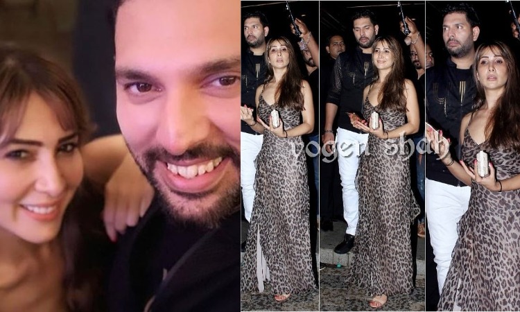 Kim Sharma parties hard with rumoured ex Yuvraj Singh at his retirement ...