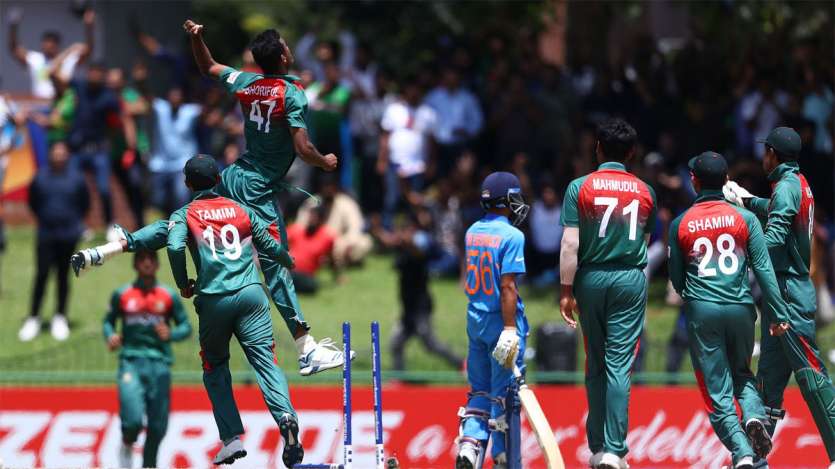 Bangladesh beat India by 3 wickets to win maiden U-19 World Cup title