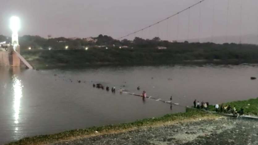 Gujarat cable bridge collapse: 3 NDRF teams at site, rescue operation ...