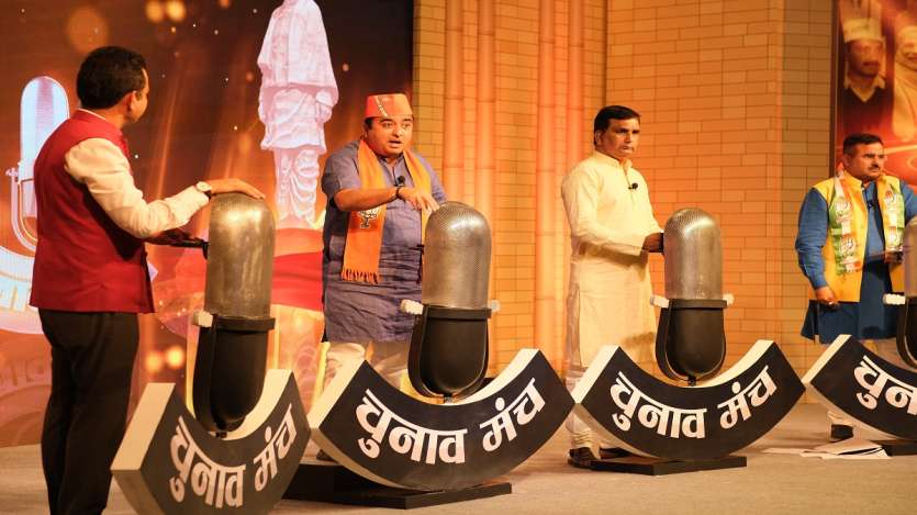 Chunav Manch 2022 Politicos debate ahead of Gujarat Elections IN PICS ...