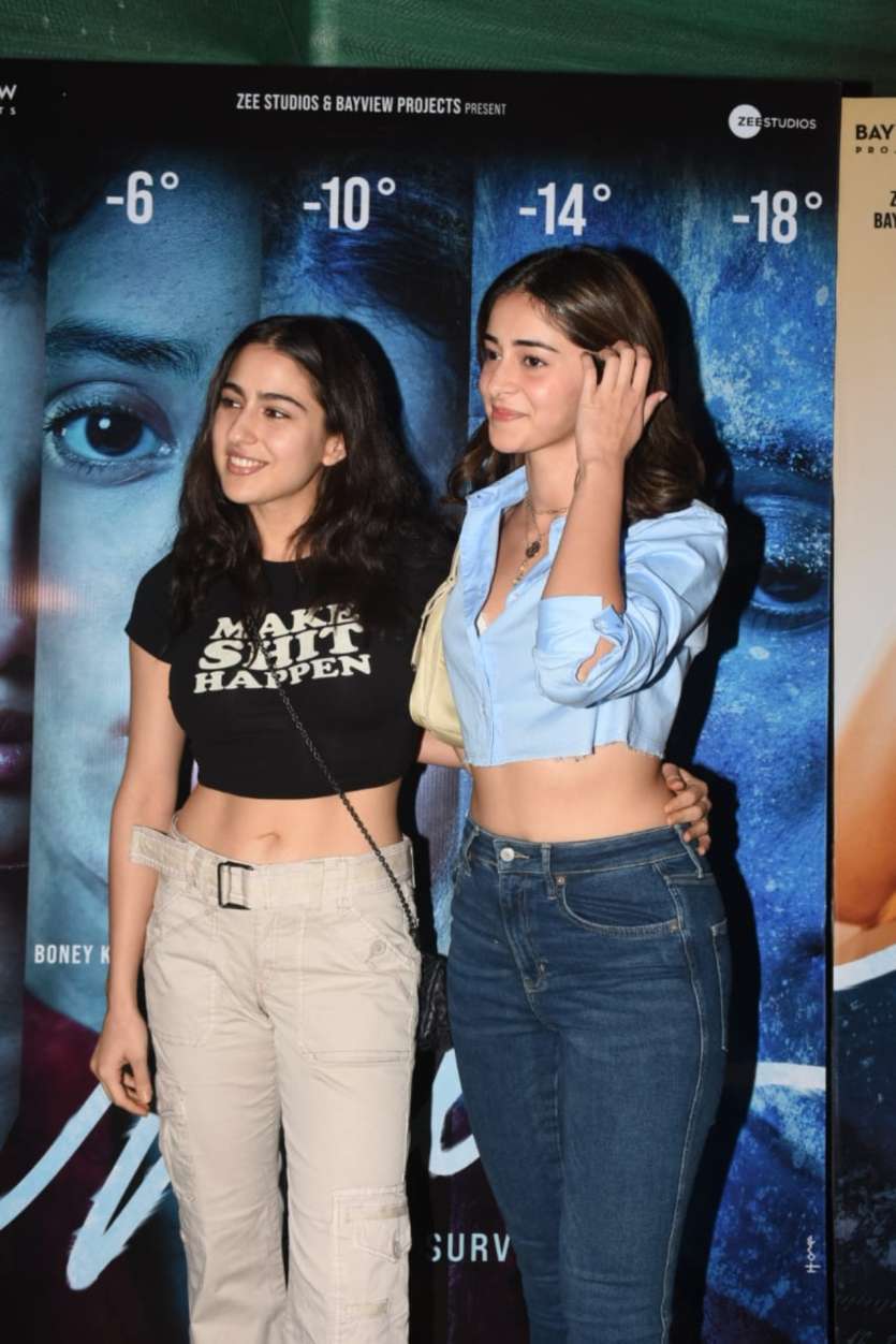 Mili screening: Rekha joins Janhvi Kapoor, Sunny and Vicky Kaushal, Sara Ali Khan, Ananya Panday ...