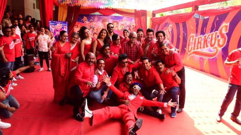 Cirkus Trailer Launch: Ranveer Singh, Pooja Hegde, and Jacqueline ...