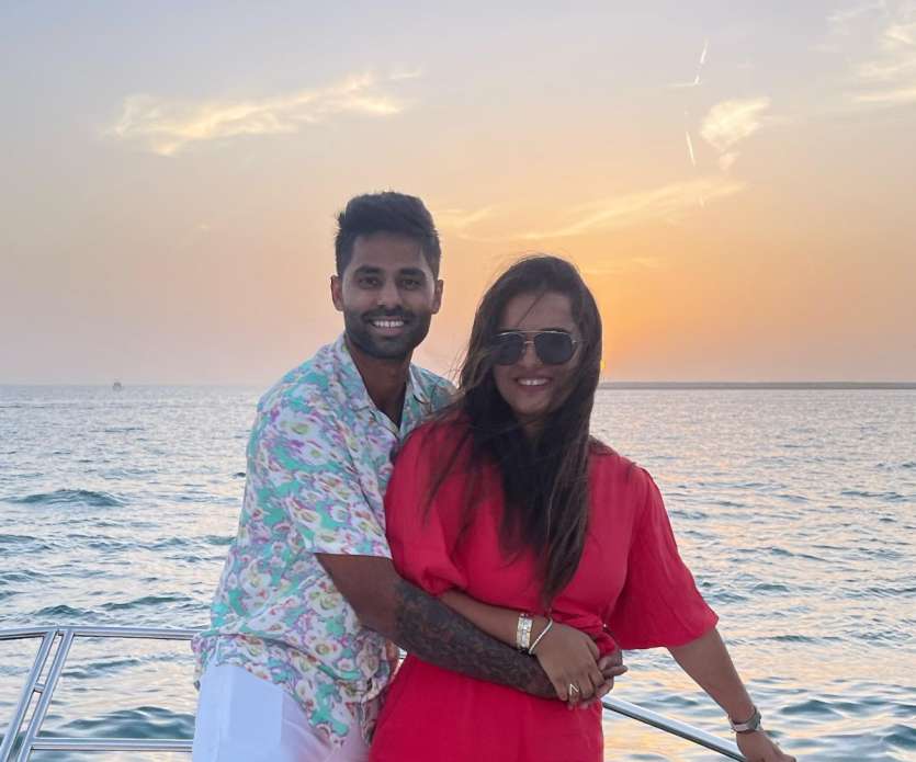Suryakumar Yadav and his wife Devisha's travel photos are vacation goals