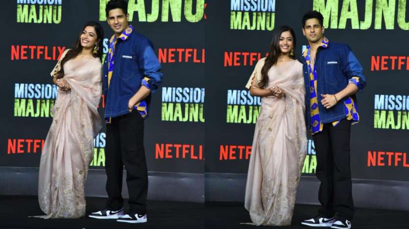 Mission Majnu: Sidharth Malhotra and Rashmika Mandanna dazzle at ...